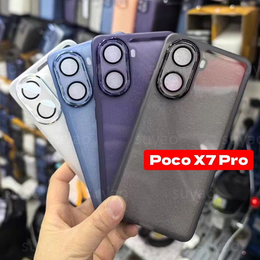 Dành Cho Xiaomi Poco X7 Pro X7Pro 5G Ốp Điện Thoại Vuông PocoX7Pro PocoX7 Mỏng Trong Suốt Mềm ...