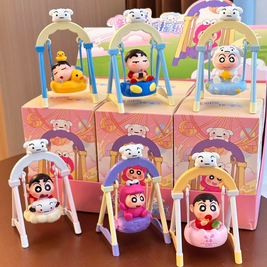 Crayon Shin-chan Swing Series Blind Box Figures,Trendy Toy Figurine ...