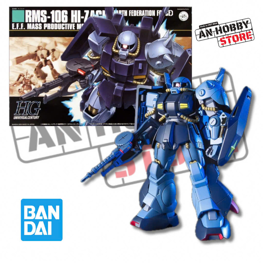 [HÀNG SẴN] BANDAI MÔ HÌNH LẮP RÁP 1/144 HG HI ZACK (EARTH FEDERATION ...