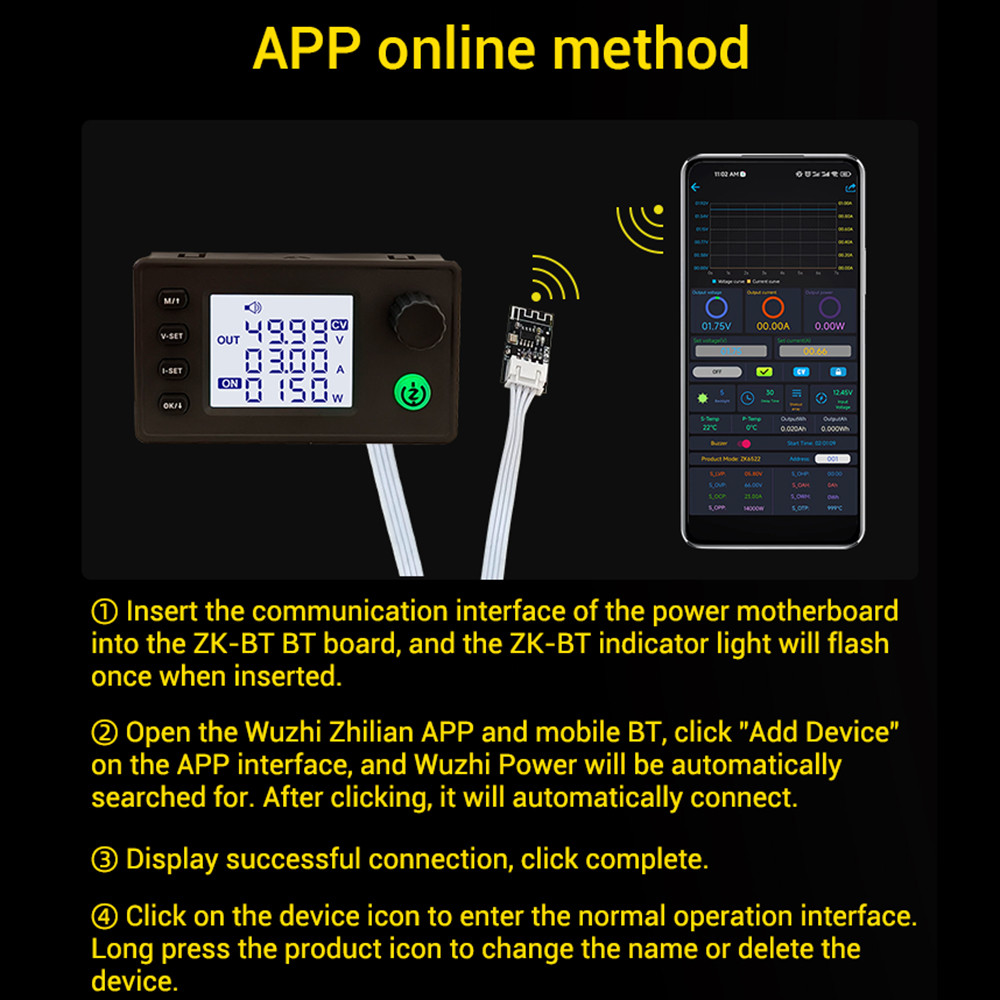 ZIQQUCU SK150 Pro CNC bước lên và bước xuống DC có thể điều chỉnh điện áp điều chỉnh mô-đun sạc ...