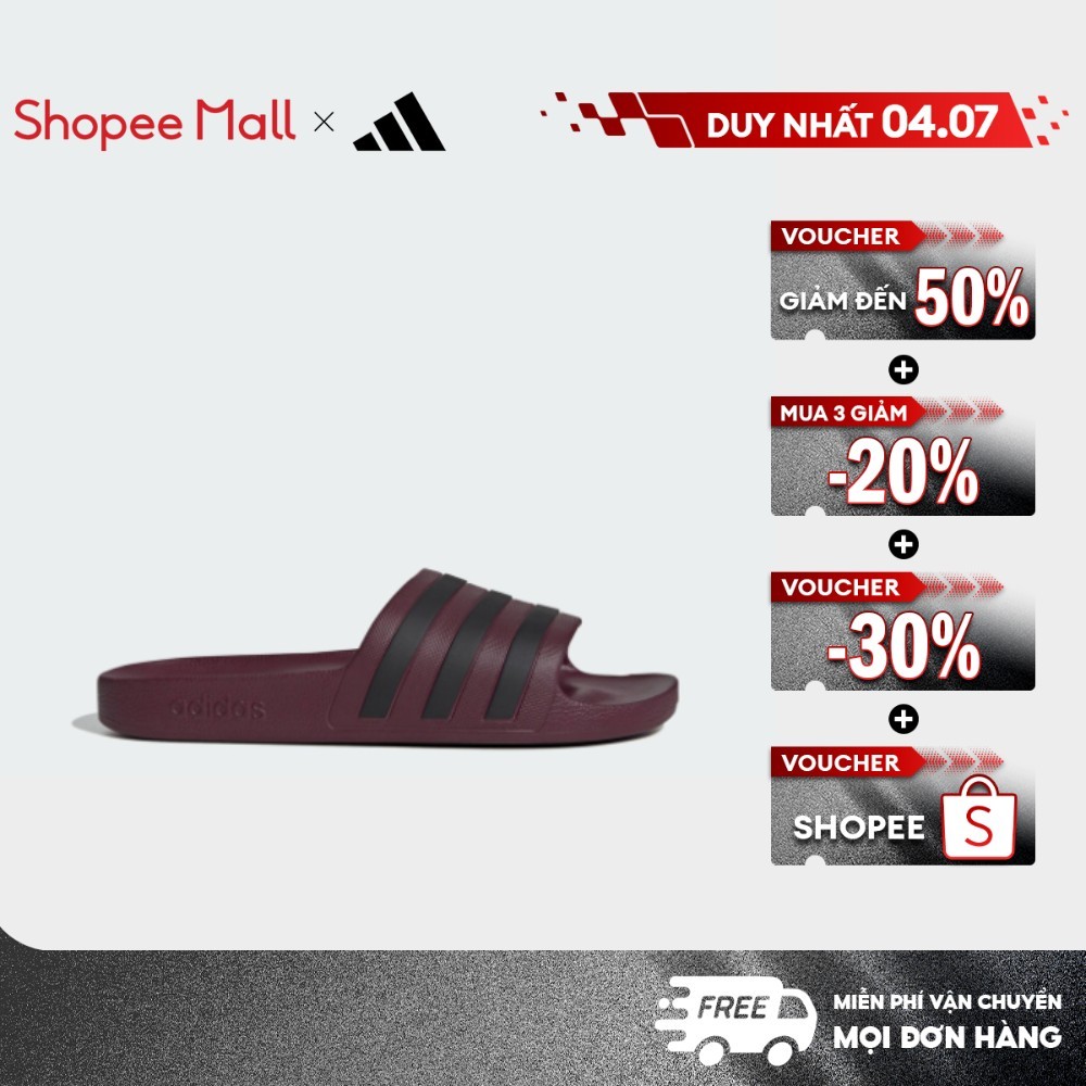 adidas Swimming & Lifestyle Adilette Aqua Slides Unisex Burgundy IE8916 ...