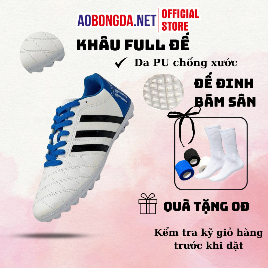 Giày Đá Bóng Wika 3Sọc Toni Kross 11Pro Chính Hãng, Giày Ba Sọc Sân Cỏ ...