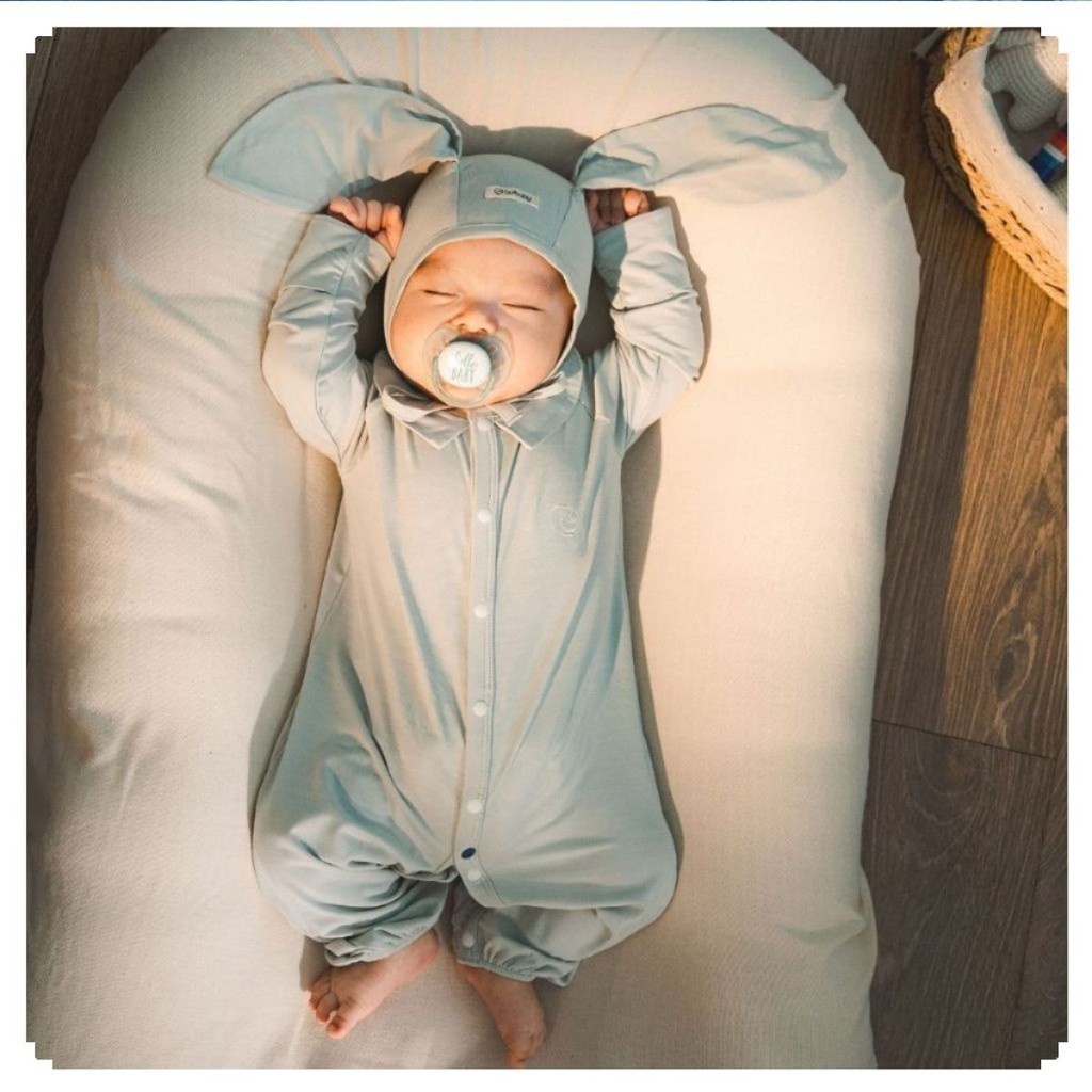 BU Baby (0-12M) Body dài tay bao tay lật tiện lợi Bambus BBB2102A3 kết ...