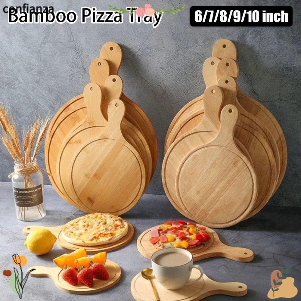 Confianza 1 Cái Bảng Pizza Bằng Gỗ, Đĩa 6 / 7 / 8 / 9 / 10 Inch Khay ...