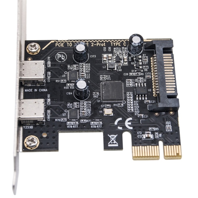BTM PCIE GEN1 USB 3 2 Card ASM1042 PCIE sang Type C USB 3 2 Bộ điều ...