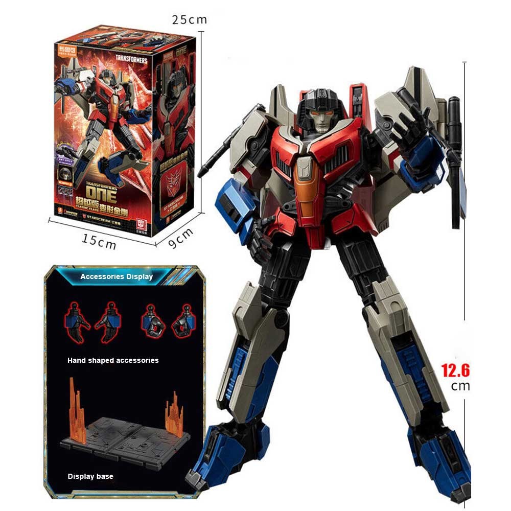 Blokees Transformers ONE Starscream Building Block Action Figure With ...