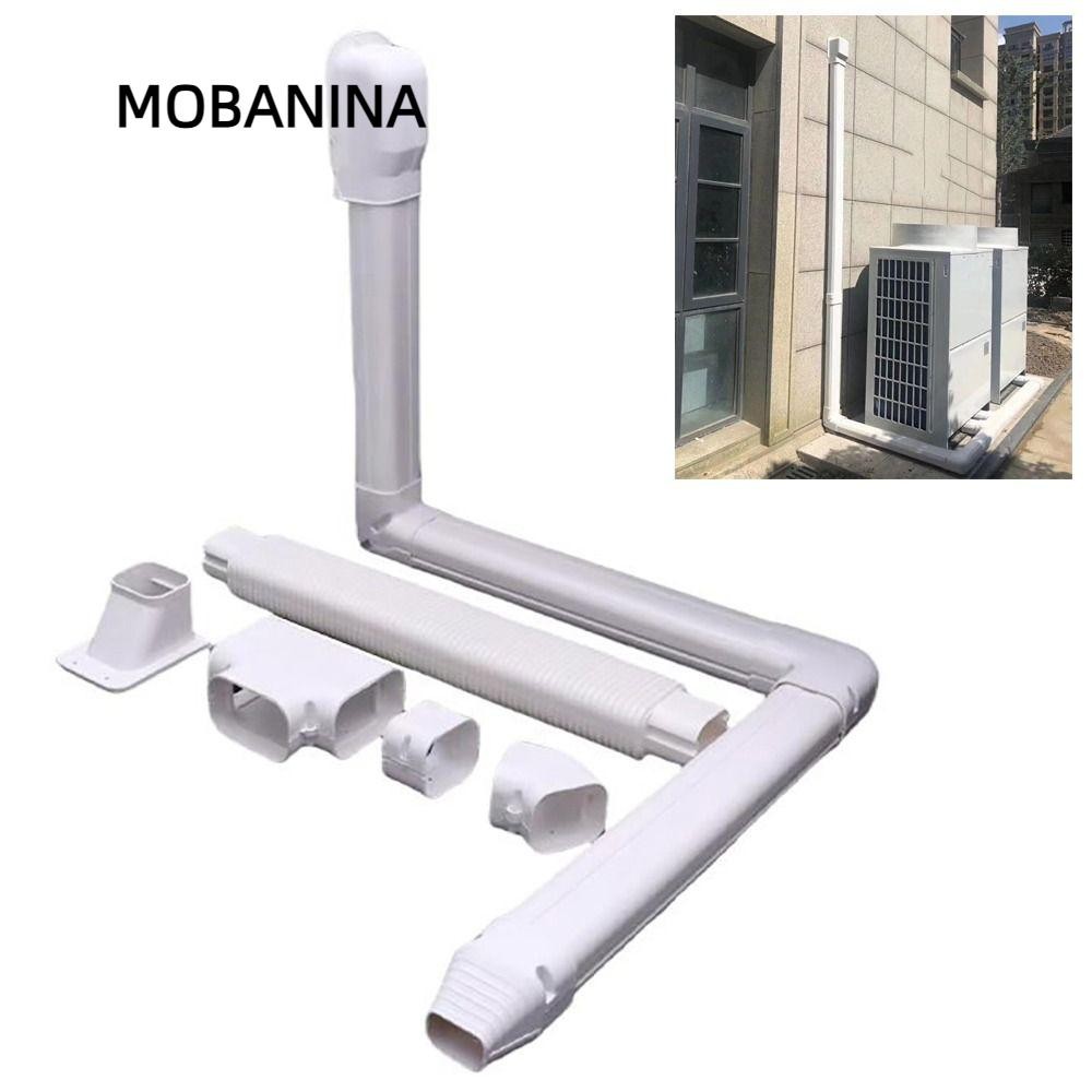 MOBANINA Coupling End Cap Cover, 75 * 65mm PVC Air Cond Lineset Cover ...