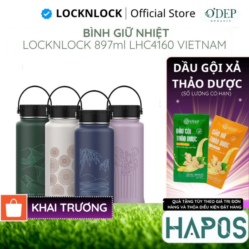 Bình giữ nhiệt LocknLock 897ml Chính hãng giữ nóng lạnh lâu phiên bản ...