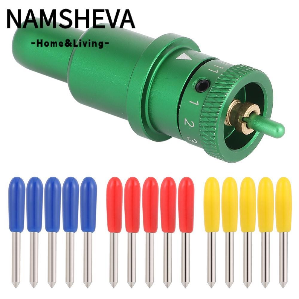 Lưỡi dao vẽ NAMSHEVA, Máy cắt Vinyl mịn thay thế, Giá đỡ lưỡi dao kim loại 30 45 60 độ cho ...