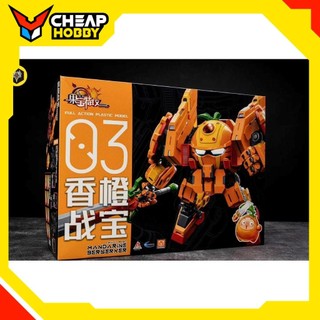Mô hình lắp ráp Quýt Kiếm Sĩ - Robot trái cây - Fruity Robo (Tặng kèm ...