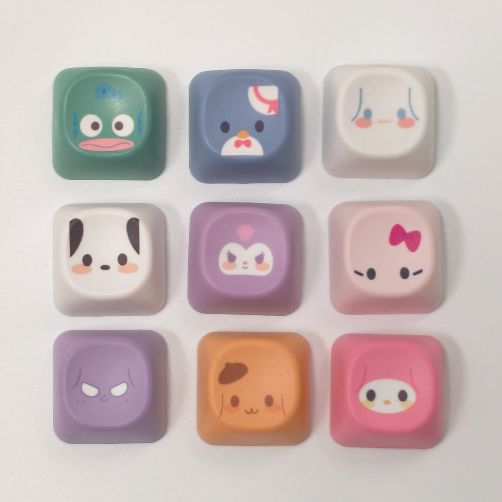 Sanrio Keycaps 9 Chiếc MOA Profile PBT Thuốc Nhuộm Năm Mặt Thăng Hoa ...