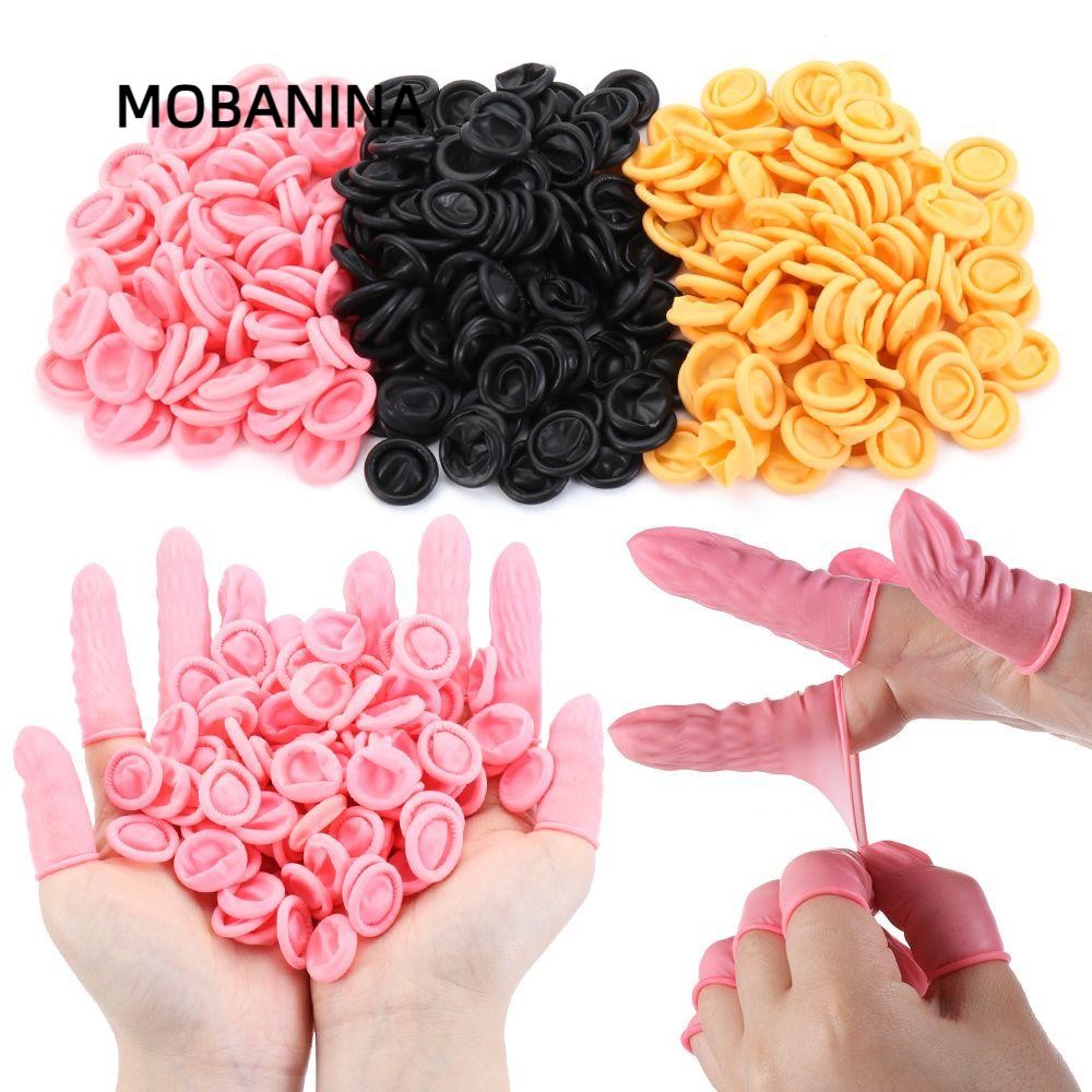 Mobanina 100 / 300 CÁI Ngón Tay Cots Cao Su Chống Tĩnh Điện Móng Tay ...