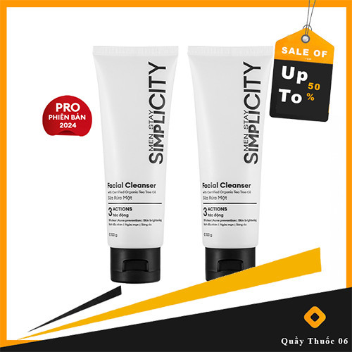 Sữa rửa mặt cho nam sạch dầu nhờn ngừa mụn Men Stay Simplicity Facial ...