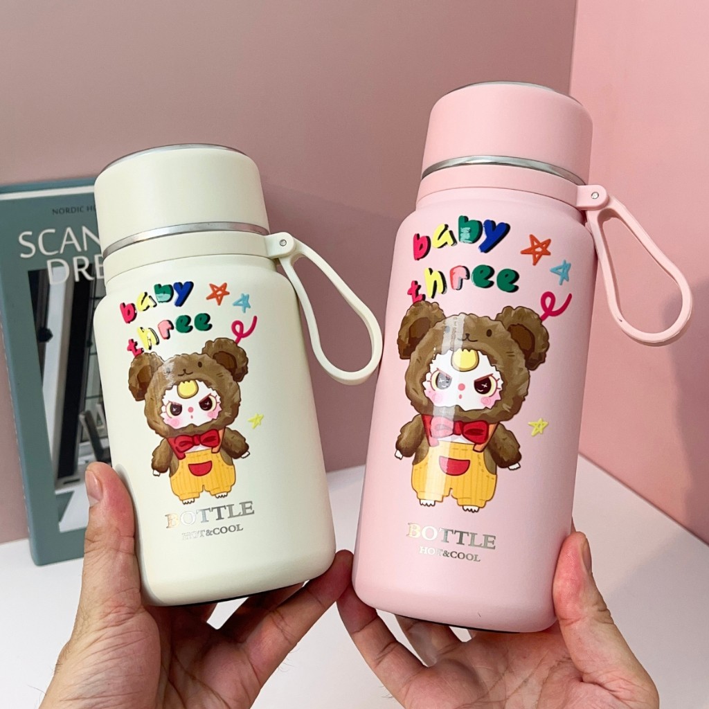 Bình Nước Giữ Nhiệt Baby Three 650ML/850ML - Inox SUS 316 Cao Cấp, Nhiều Màu Thời Trang (Xanh ...