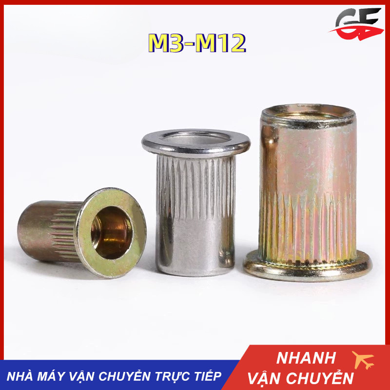 M3-M12 đai ốc rút, ecu rivet rút, tán rút các loại inox 304 /Tán ecu ...
