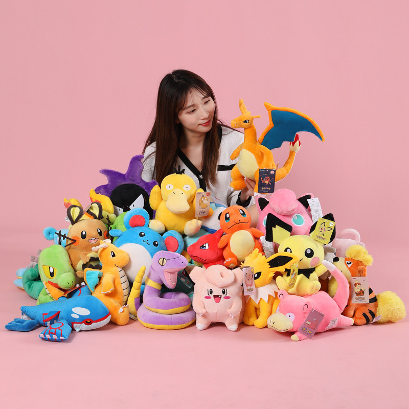 Pokemon Sang Trọng Đồ Chơi Pikachu Gối Có Thể Tiếp cận Vịt Muppet Lửa ...
