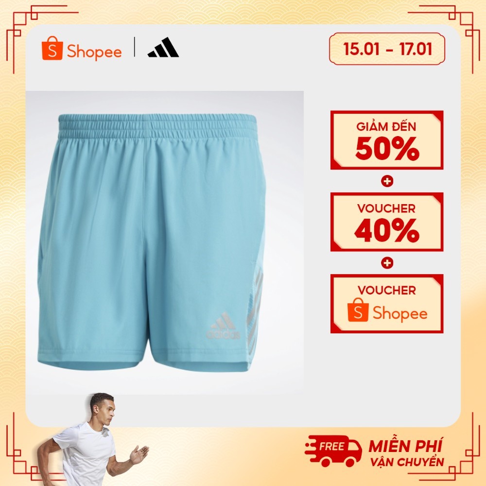 adidas Chạy Quần Short Own the Run Nam Màu xanh da trời HY6973 | Shopee ...