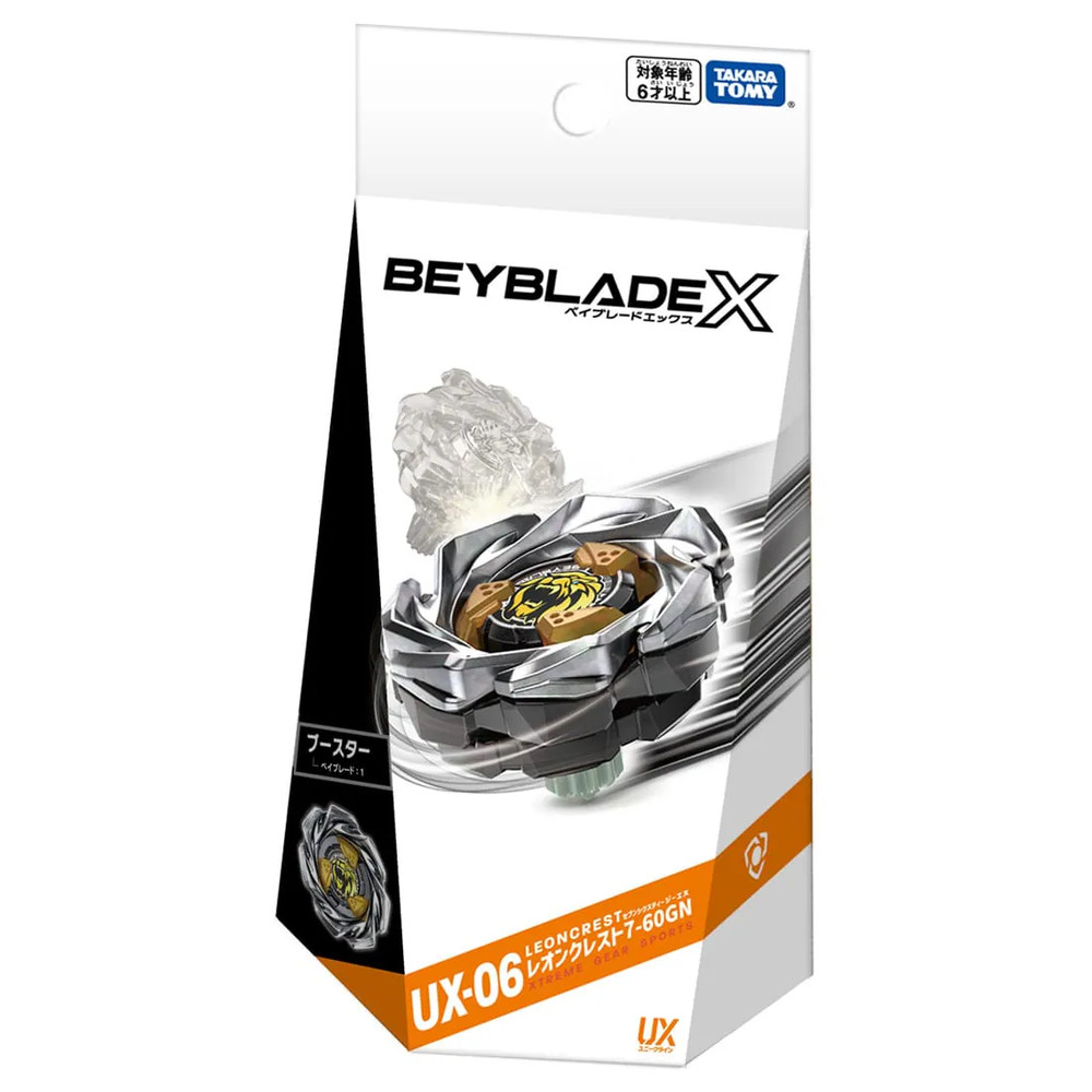 Đồ chơi Takara Tomy BEYBLADE X UX-06 Booster Leon Crest 7-60GN | Shopee ...
