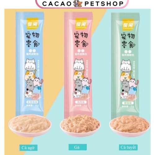 Combo 20 thanh Súp thưởng cho mèo Shizuka, Ciao Wang 15g - Cacao | Shopee Việt Nam