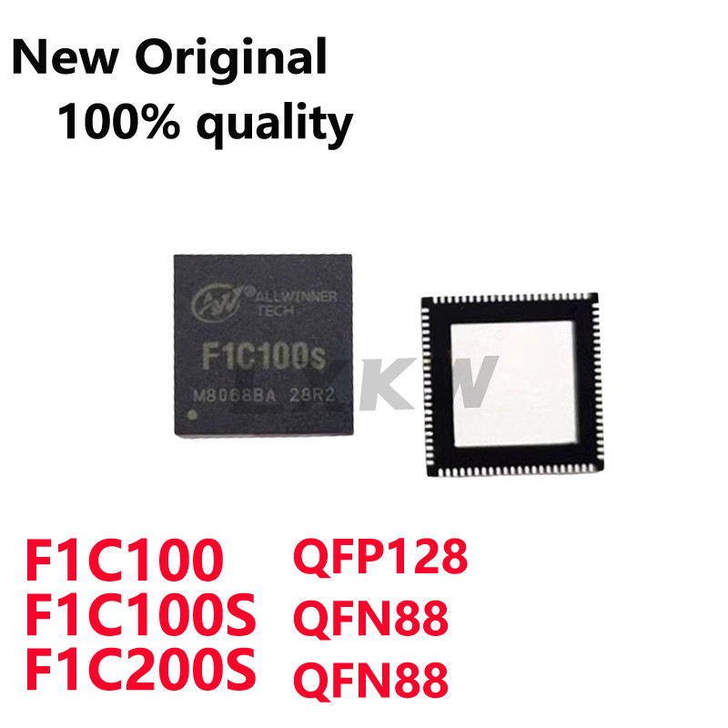 (1 Cái) chip điều khiển chính kiến trúc F1C100 F1C100S F1C200S QFN88 ...