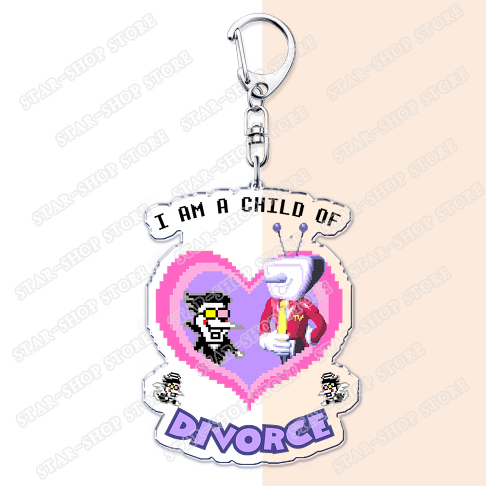 Cute Game Deltarune Spamton Tenna Baby Meme Keychains for Accessories ...