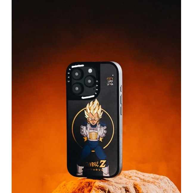 CASECASE X Dragon Ball Z Super SAIYA VEGETA CASE Từ tính hút màu đen ...