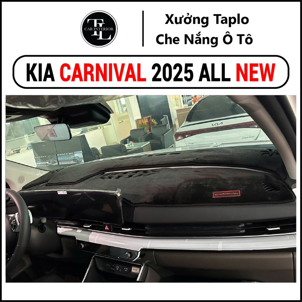 Thảm taplo KIA CARNIVAL 2024-2025 ALL NEW, thảm taplo che nắng da ...