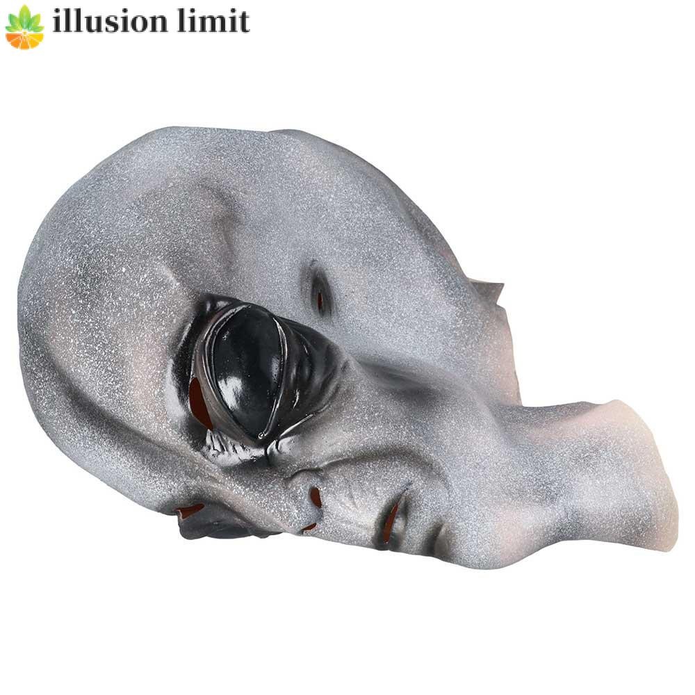 Illusion LIMIT UFO Alien Skull Mask Đạo cụ hóa trang cao su Trang chủ ...