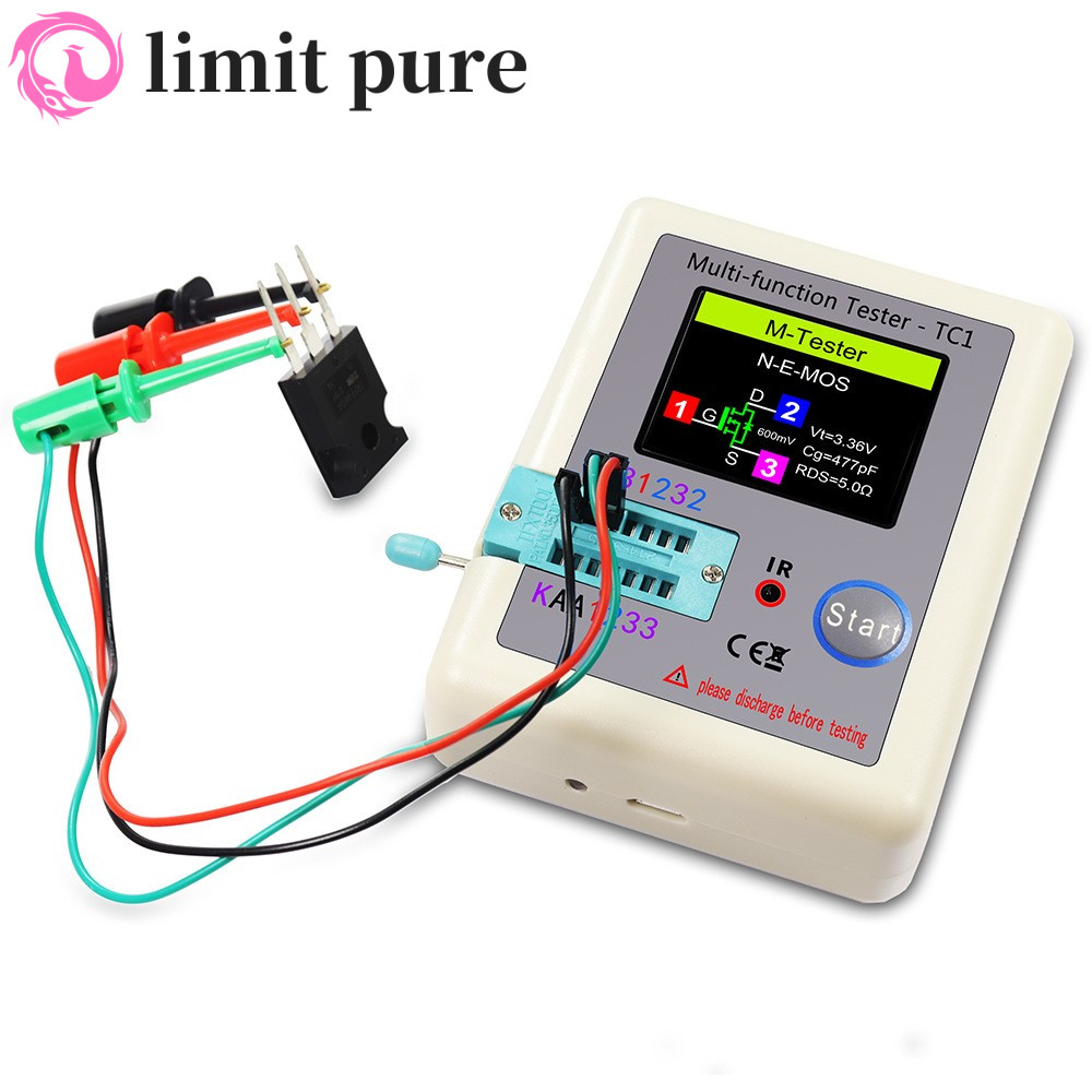 Giới HẠN PURE Multi-meter Transistor Tester Đèn nền MOSFET NPN PNP ...