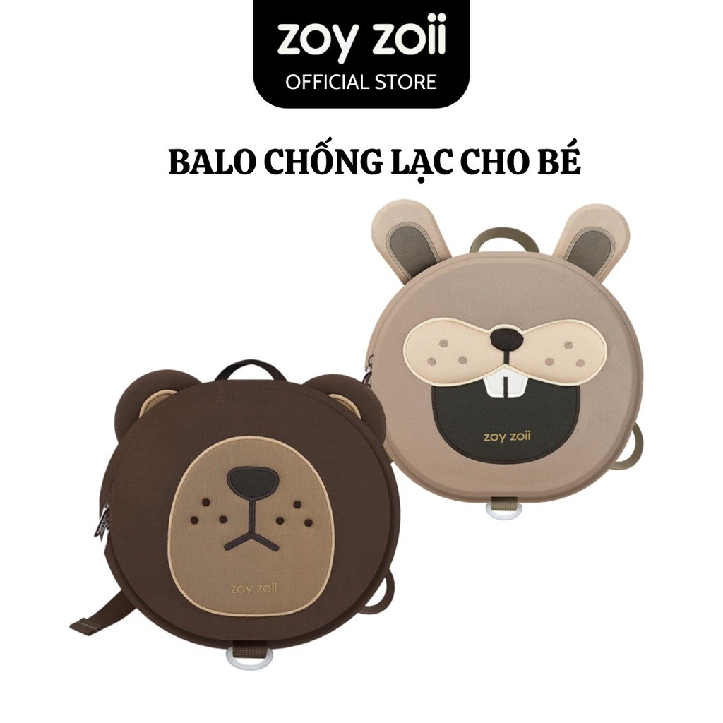 Balo cho bé mầm non chính hãng cao cấp Zoyzoii Animal Series Safety ...