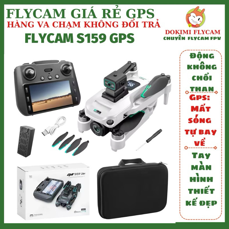 Flycam S159 Gps tay màn giá rẻ - Flycam tập bay | Shopee Việt Nam
