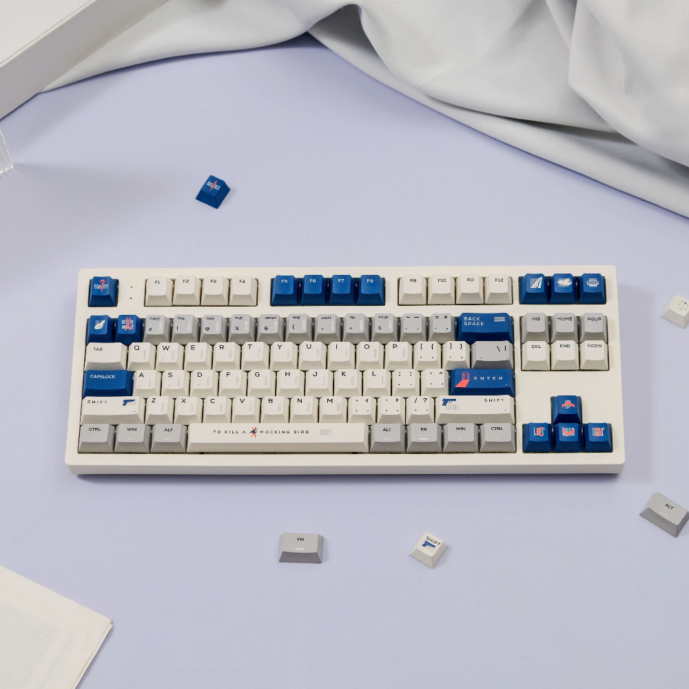 151 Phím Mockingbird Keycaps Cherry Profile Keycap PBT Nhuộm Thăng Hoa ...