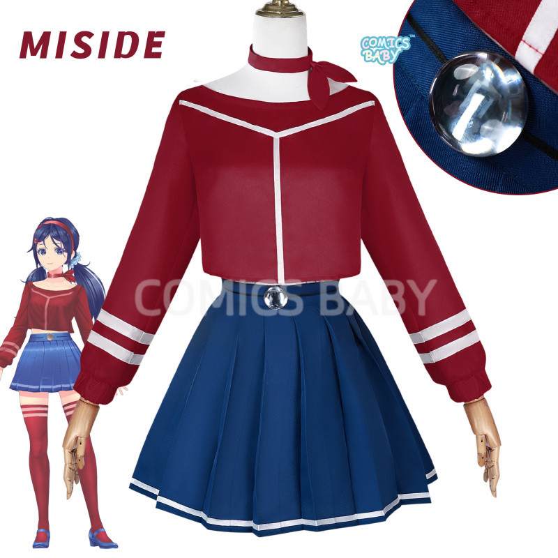 Game MISIDE cosplay Costume Halloween JK Clothing Two-Dimensional ...