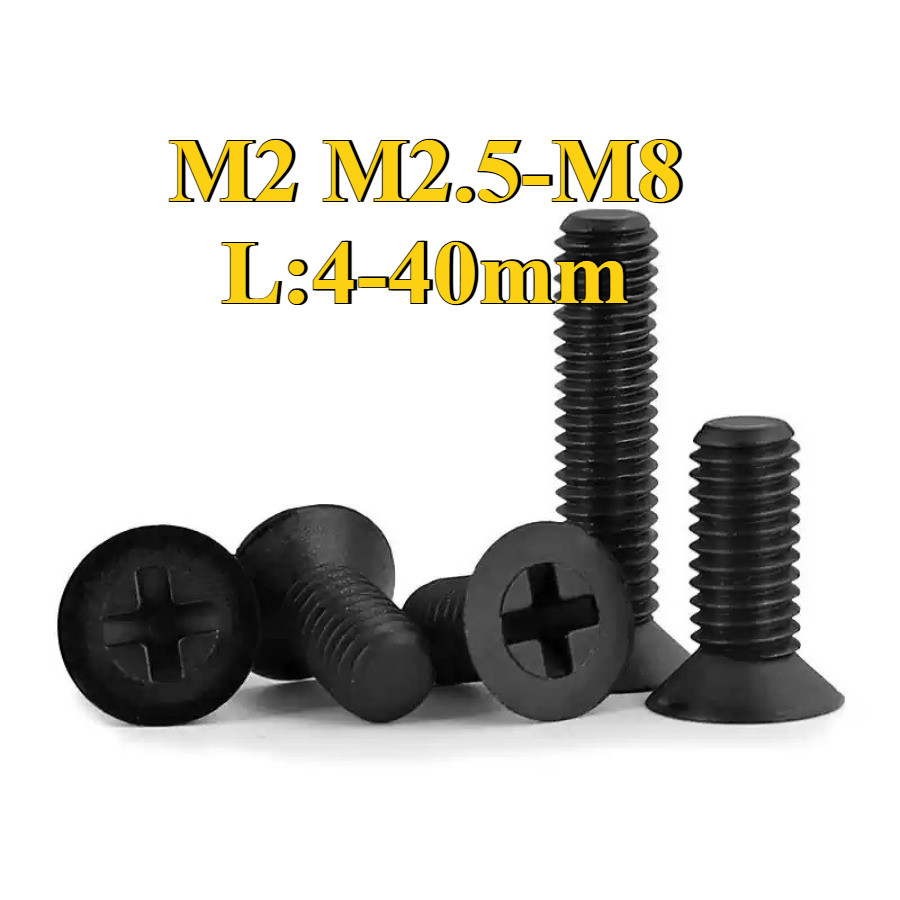 Ốc Vít Đầu Dẹt Nylon / Ốc vít đầu pake dẹp mỏng phẳng Nhựa KM Vít M2 / M2.5 / M3 / M4 / M5 / M6 ...