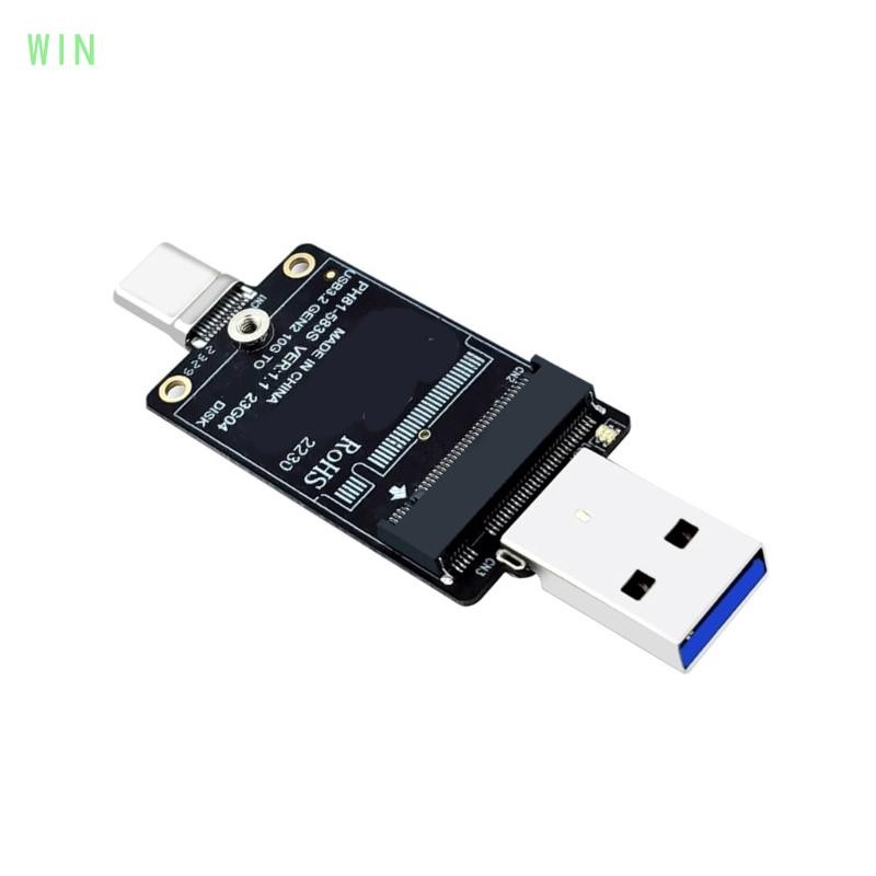 Win M 2 sang USB A Type C JMS583 M 2 NVME SSD Adapter 10Gbps cho PC SSD ...