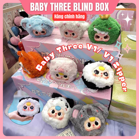 Baby Three V1 Zipper/ Migo V3 BlindBox Bé Ba Lilla's Zoo 600 Hộp Box ...