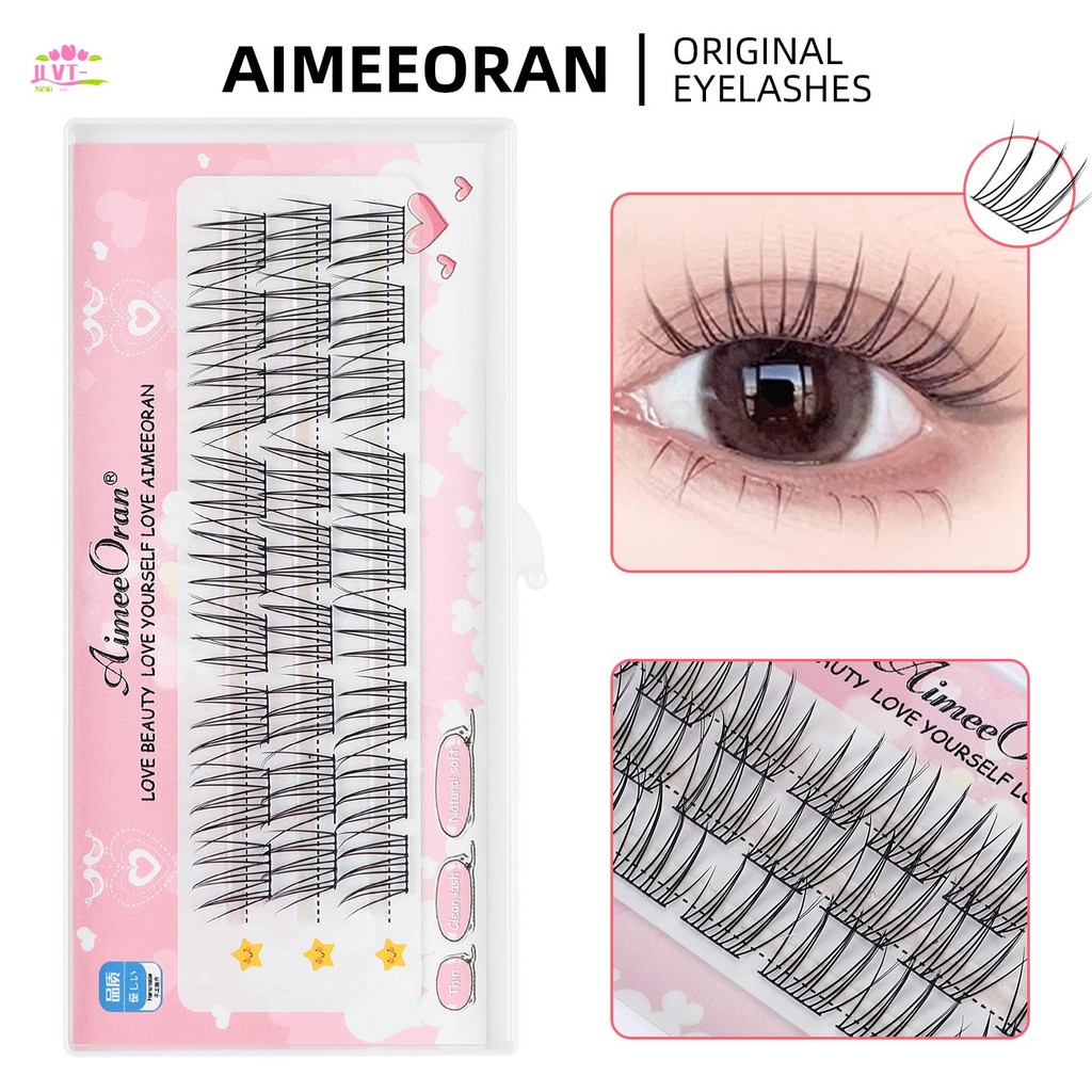 Lông mi giả Wispy dành cho nữ Phần mở rộng cụm lông mi Cosplay 3D ...
