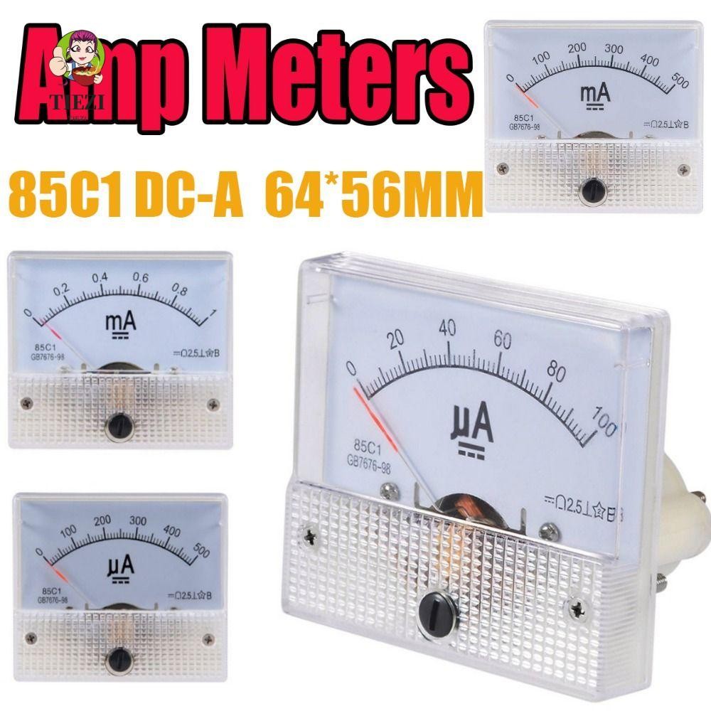 Đồng hồ đo Ampe TIEZI, 500mA / 3A / 5A / 30A 85C1 Ampe kế bảng điều khiển tương tự, Con trỏ kiểm ...