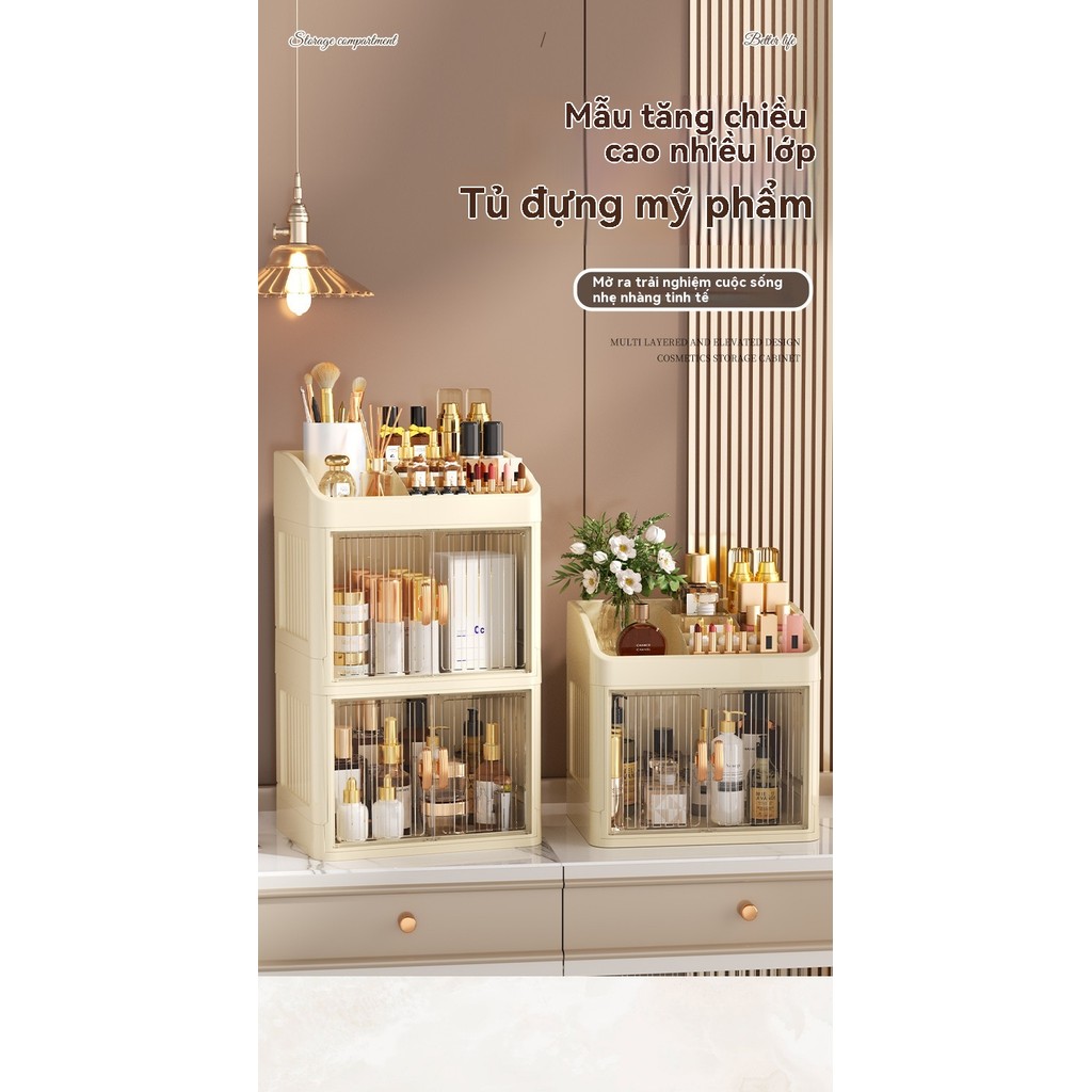 Hộp đựng mỹ phẩm sang trọng MENG NI với thiết kế chống bụi để sử dụng ...