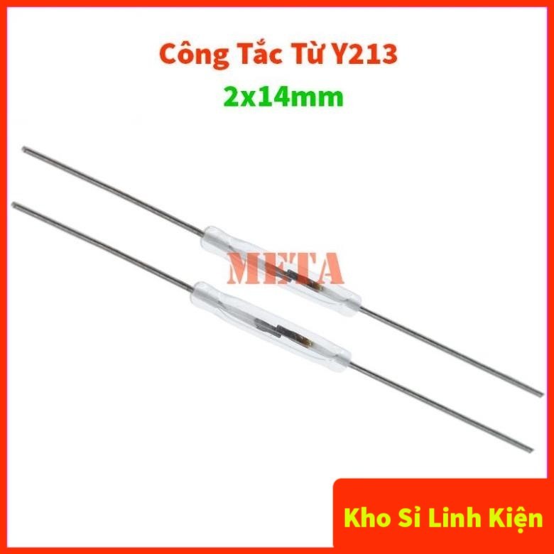 Công Tắc Từ Tính Y213 thường mở 2x14mm - Công tắc nam châm 2x14mm | Shopee Việt Nam