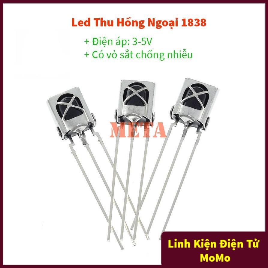 [Gói 10 Con] Led Thu Hồng Ngoại 1838 1838T có vỏ sắt chống nhiễu - Led ...