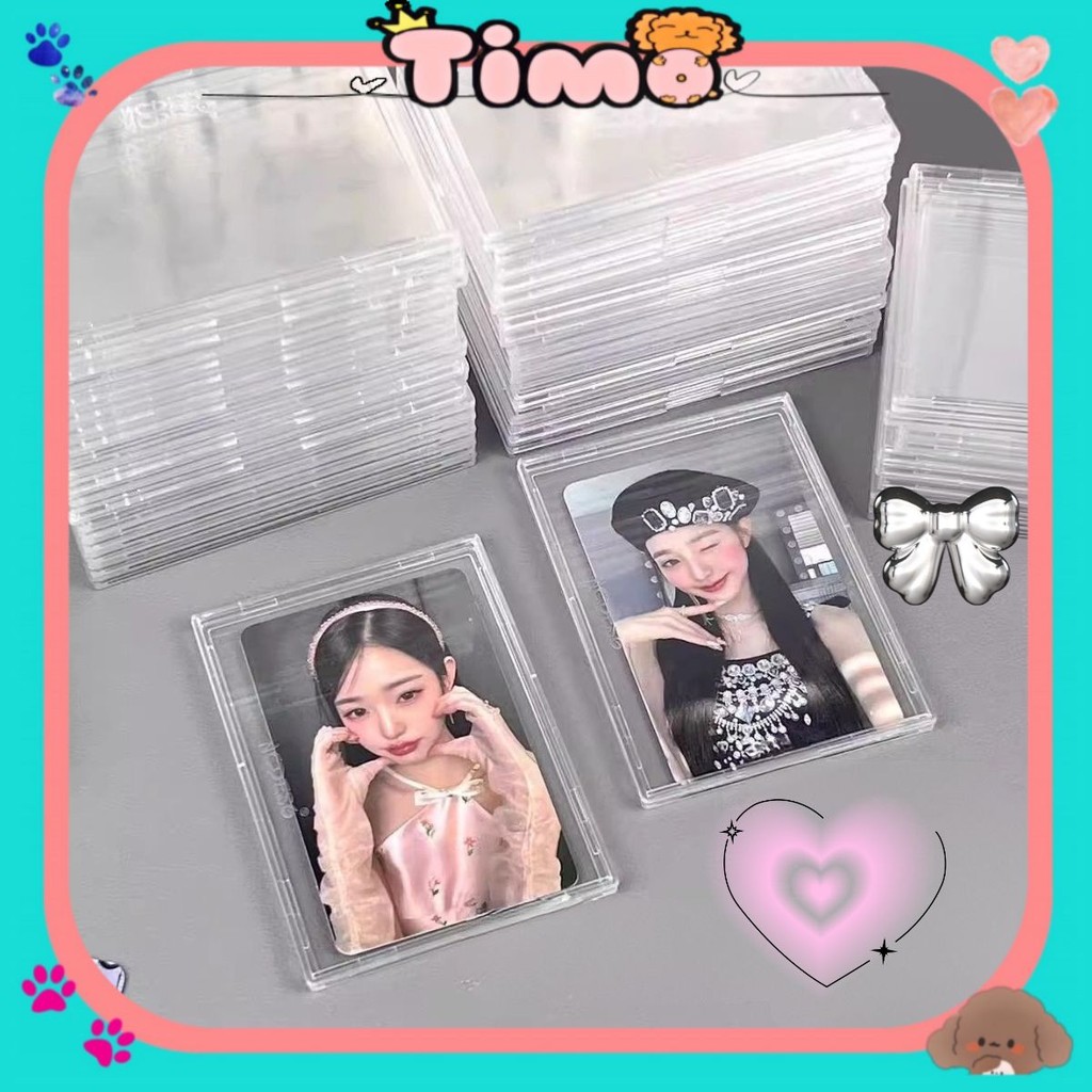 Khung Ảnh Acrylic Đựng Card Bo Góc Để Bàn Trong Suốt Decor Bàn Học Timo ...