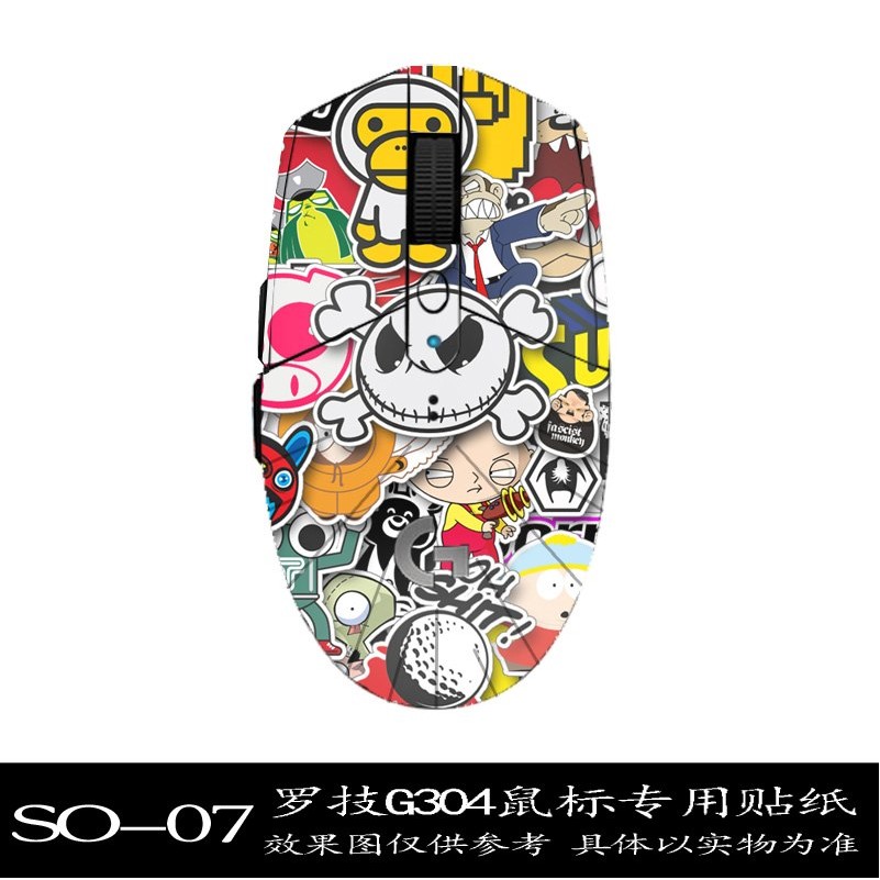 Thích hợp cho Logitech g304 Sticker g304 Phim chuột không dây bao gồm ...
