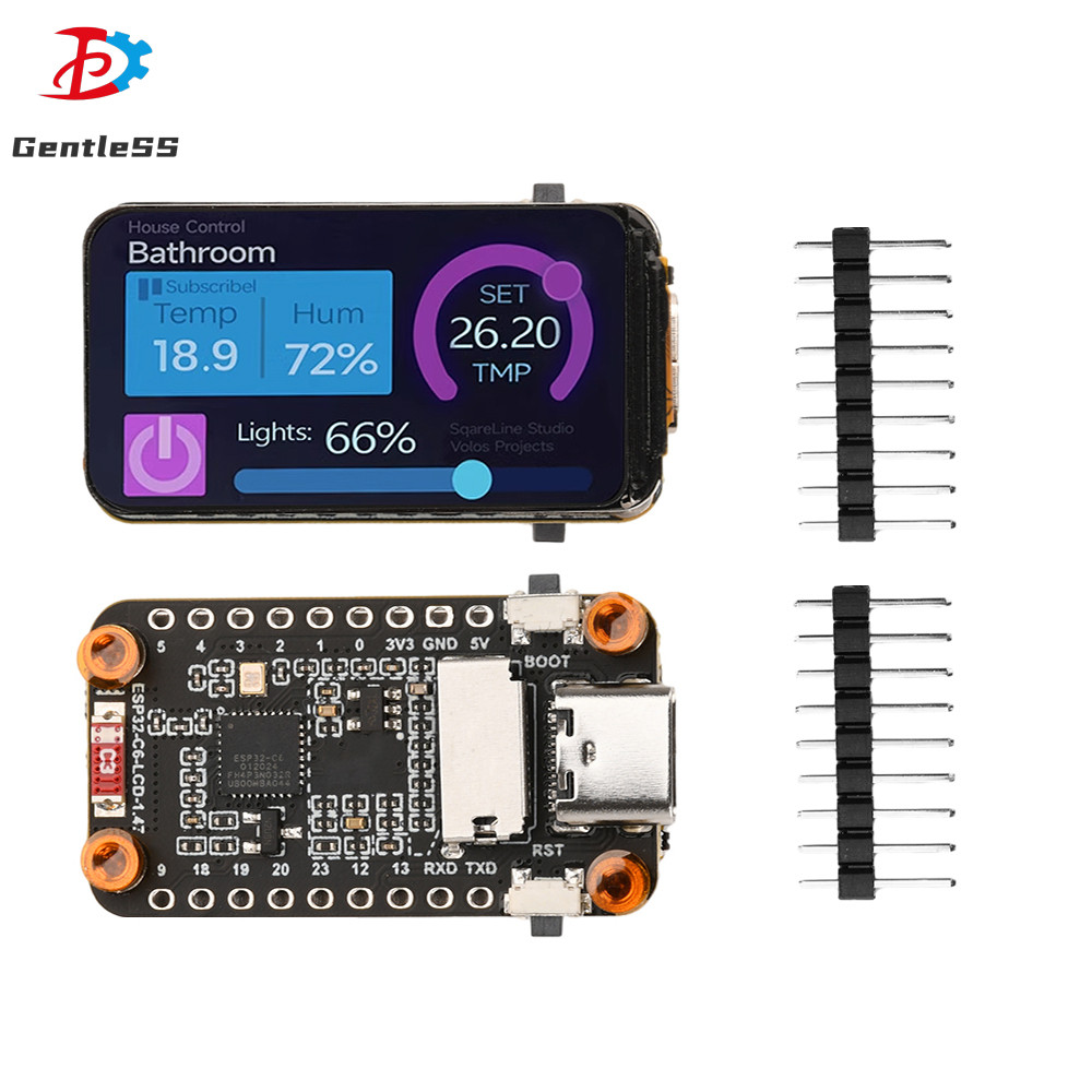 Bảng phát triển màn hình LCD ESP32-C6 1,47 Inch WiFi 6 Bluetooth 5 trên ...