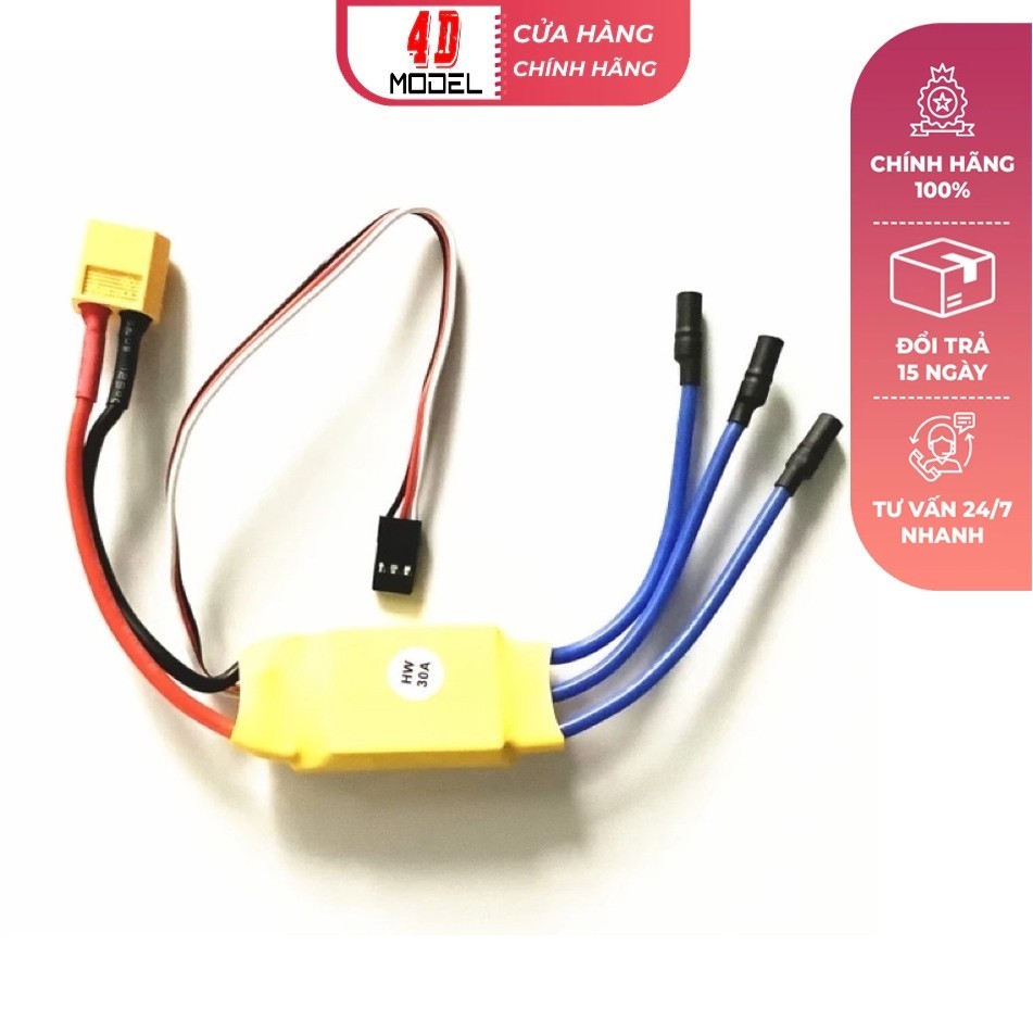 Esc 30A Brushless XXD 30A Full Jack dùng chế tạo máy bay điều khiển ...