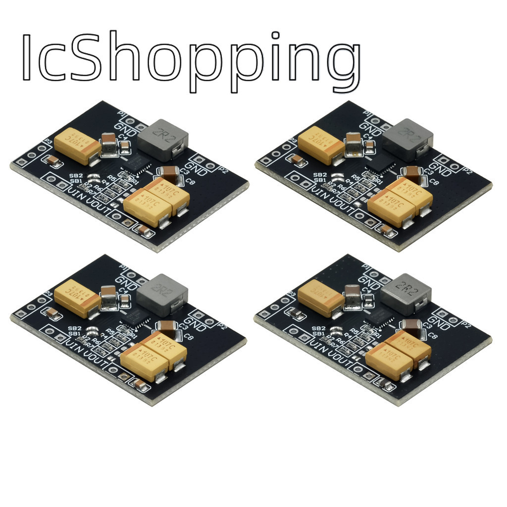 Tps63020 Mô-đun cấp nguồn tăng cường Buck-boost tự động 2.5V 3.3V 4.2V 5V Pin Lithium Bộ chuyển ...