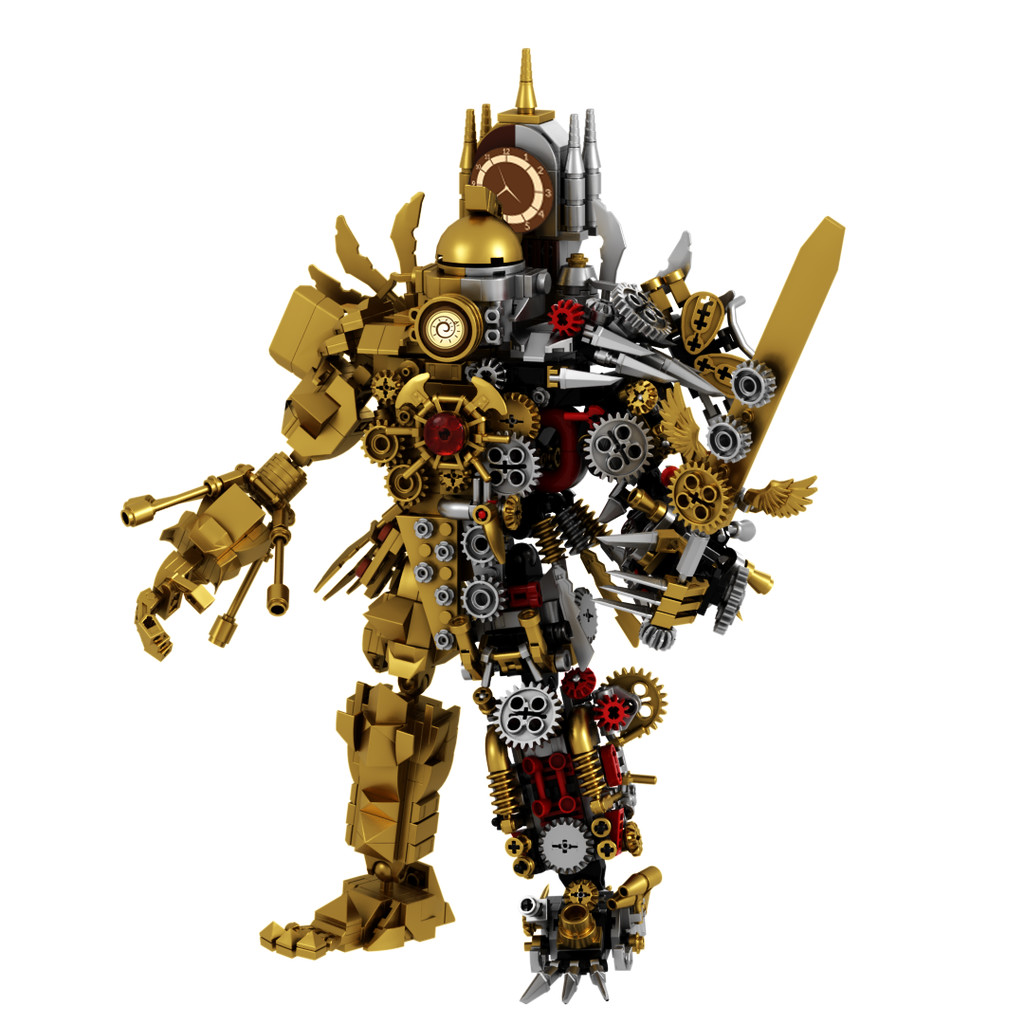 1030Pcs Moc Skibidi Toilet Golden Titan Clock Man Nhà Vệ Sinh Titan ...