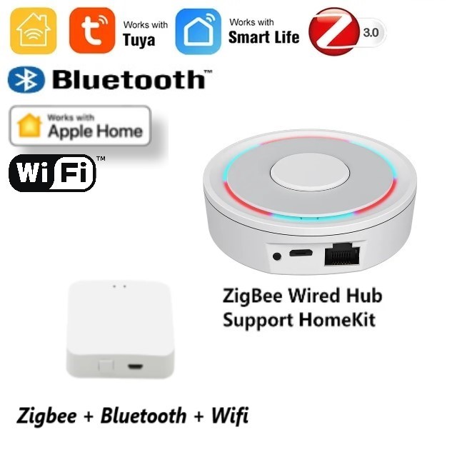[Zigbee Homekit / BLE + Zigbee]Bộ Điều Khiển Trung Tâm Zigbee+Ble / Zigbee / Homekit - Tuya 3.0 ...