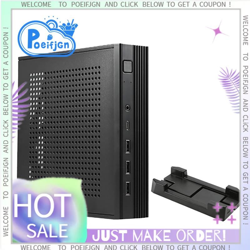 [Poeifjgn] TX06 Mini HTPC ITX Case Typec Desktop Back Mount Mini Chassis | Shopee Việt Nam