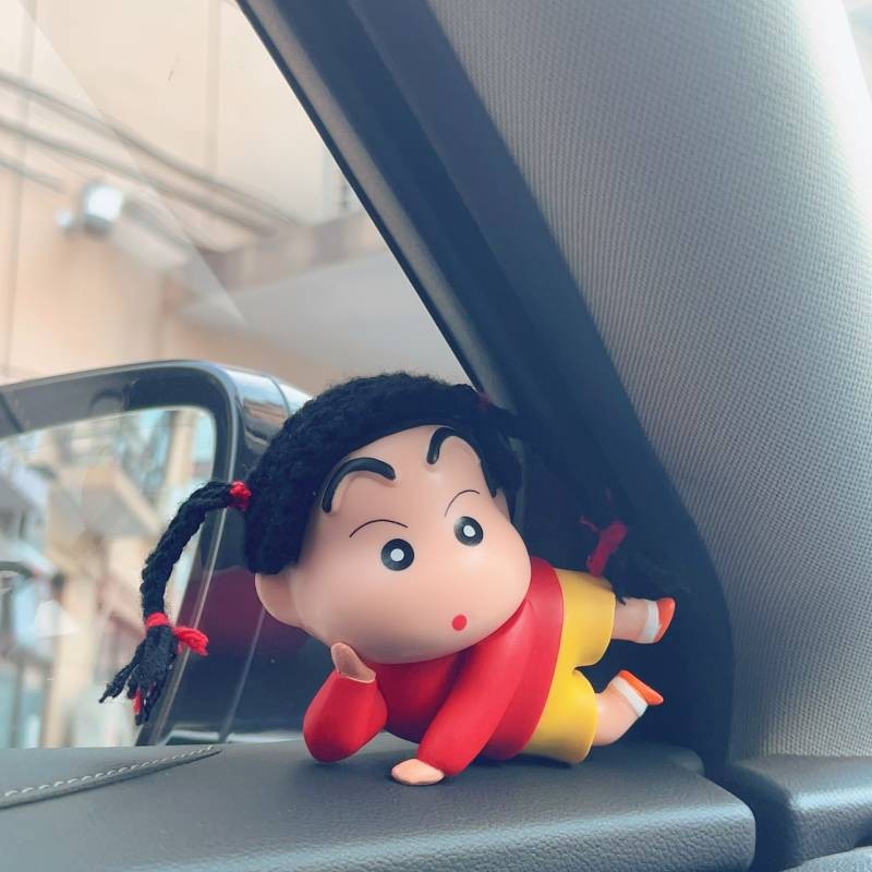Car Decoration Cartoon Cute Crayon Xiaoxin Dashboard Creative Car ...